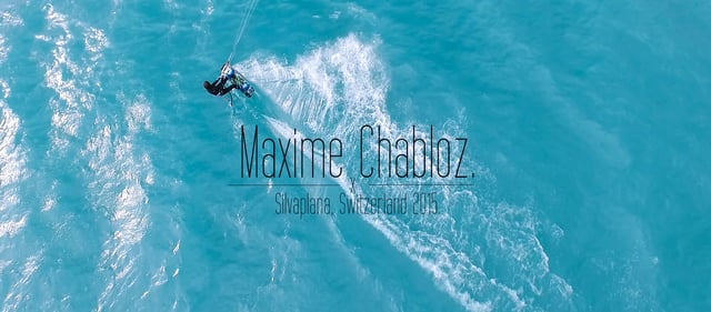 Maxime Chabloz : Session sur le Lac Silvaplana, en Suisse